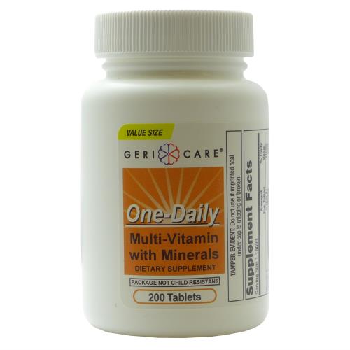 Geriatric Medical | VITAMIN MULTI W/MINERAL 200/BT